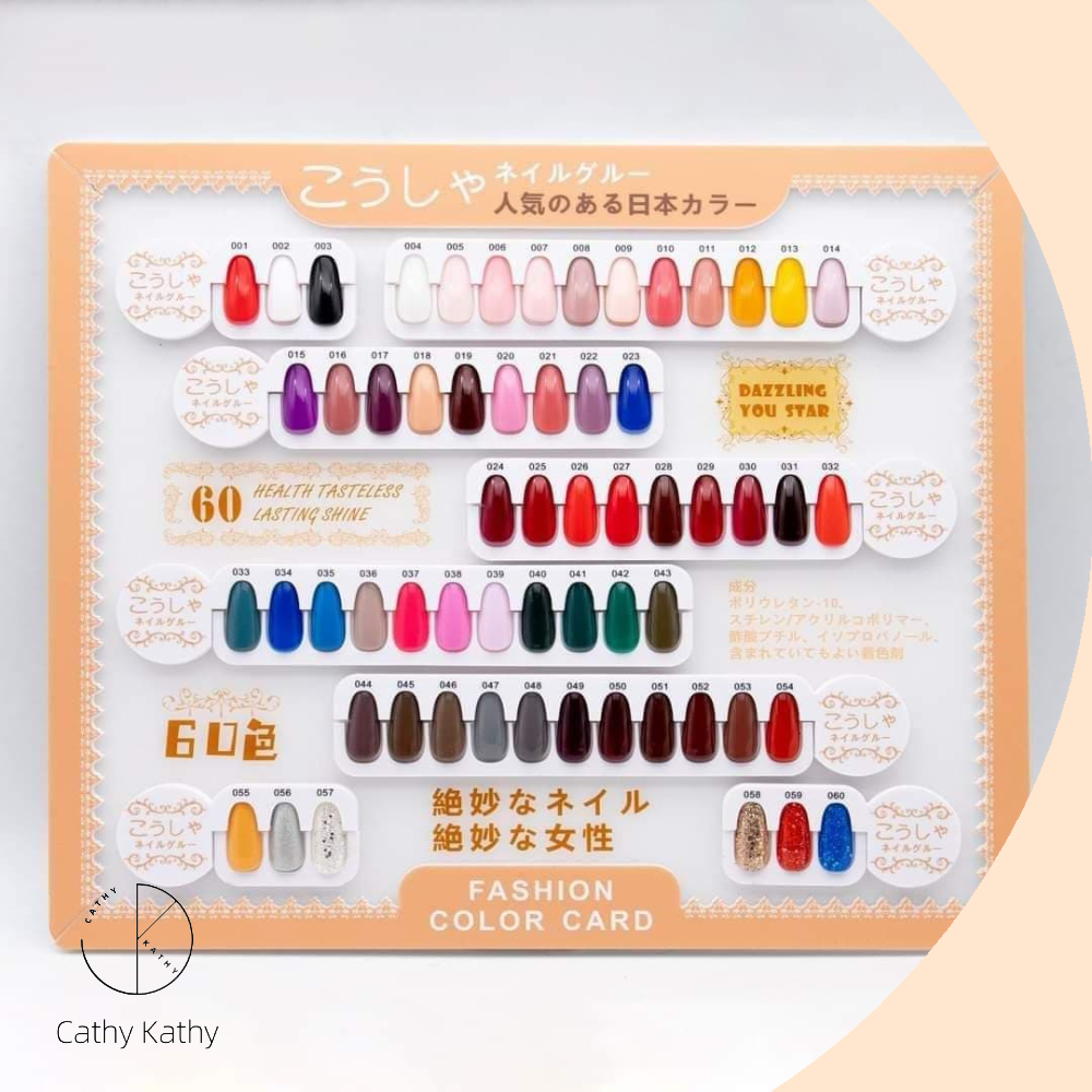 Tokyo Collection Color Chart – cathykathyph